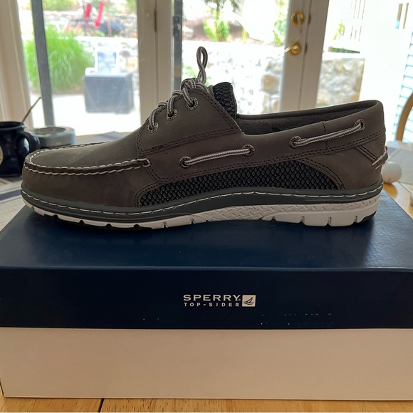 Sperry | Shoes | Mens Gray Sperry Boat Shoes Size 1 | Poshmark